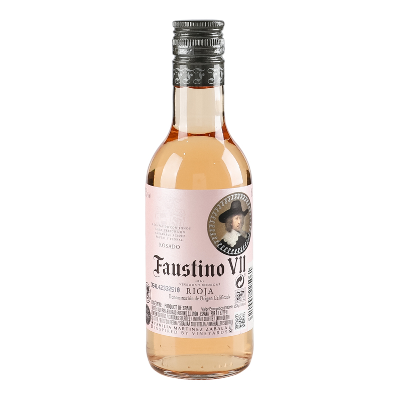 Вино 187мл 13% розовое сухое Rosado Rioja VII Faustino бут Faustino ...