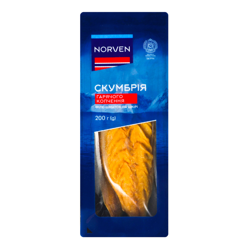 Скумбрия филе Norven с/ш г/к лоток 200г Norven(4820224239200): купить в ...