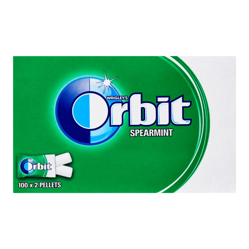 Резинка жевательная без сахара Spearmint Orbit к/у 280г Orbit ...