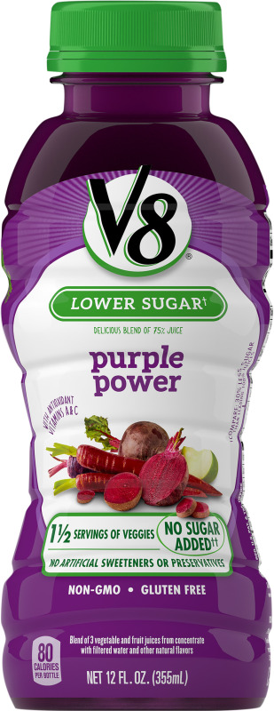 V8® Purple Power, 12 oz. V8®(51000217936): customers reviews @ listex ...