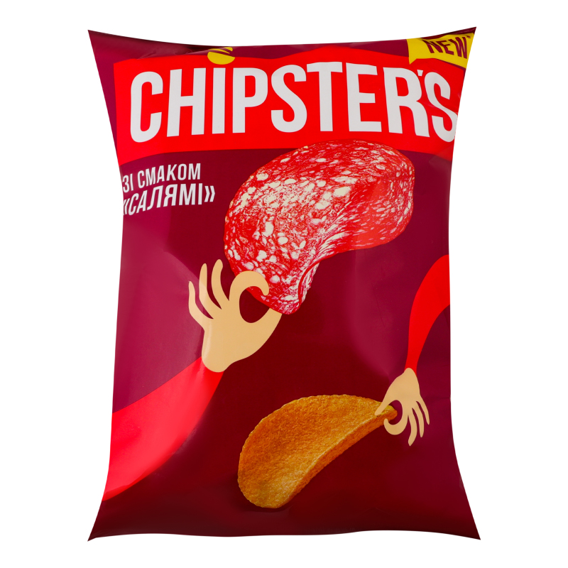 Чипсы картофельные Салями Chipster's м/у 120г Chipster's(4823127301722): купить в интернет ...