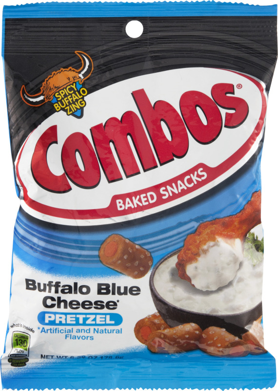 COMBOS Buffalo Blue Cheese Pretzel Baked Snacks 6.3-oz. Bag Combos ...