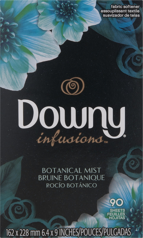 Downy Infusions Fabric Softener Sheets Botanical Mist - 90 CT Downy ...
