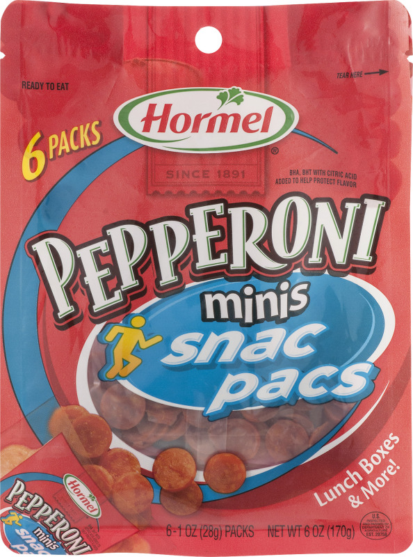 Hormel Pepperoni Minis Snac Pacs - 6 CT Hormel(37600046220): customers ...