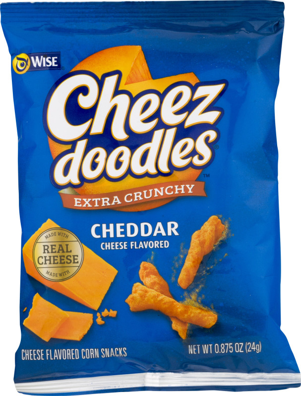 Wise Cheez Doodles Extra Crunchy Cheddar Cheese Wise(41262273887 ...