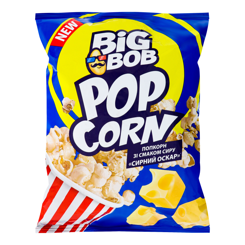 Попкорн со вкусом сыра Сырный Оскар Big Bob м/у 80г Big Bob ...
