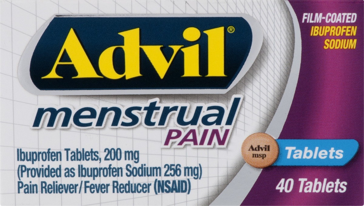 Advil Menstrual Pain Tablets - 40 CT Advil(305730230407): customers ...