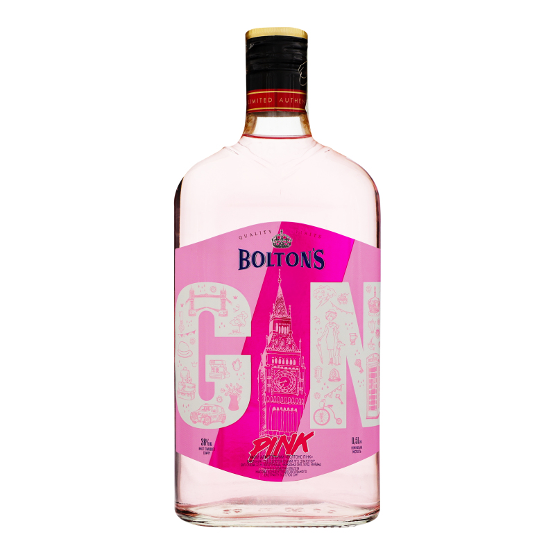 Напиток алкогольный 0.5л 38% Pink Bolton's бут Bolton's(4820213291998 ...