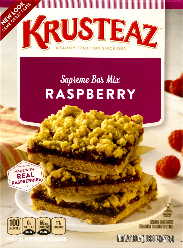 Krusteaz Supreme Bar Mix Raspberry Krusteaz(41449108384): customers ...