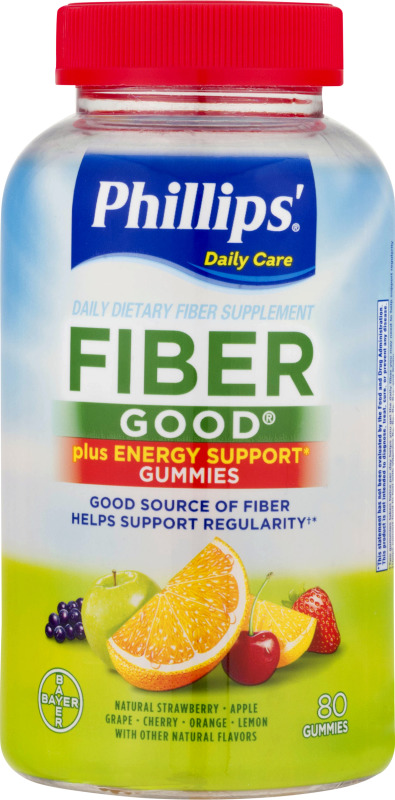 Phillips' Daily Care Fiber Good Plus Energy Support Gummies - 80 CT ...