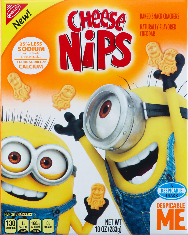 Cheese Nips Despicable Me Baked Snack Crackers Cheese Nips(44000035402 ...