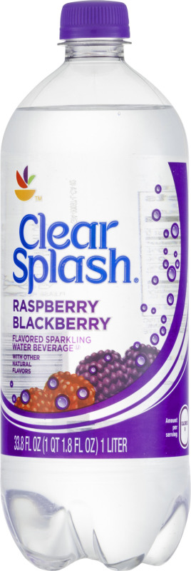 Ahold Clear Splash Flavored Sparkling Water Beverage Raspberry Blackberry Ahold(688267000973 ...