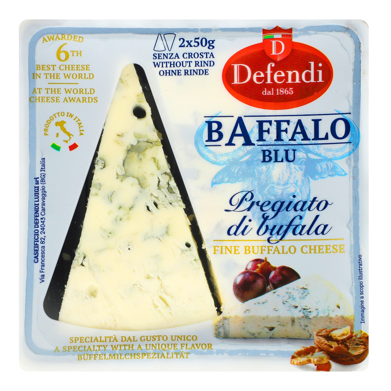 Сыр 49% Bаffalo Blu Defendi лоток 100г Defendi(18019125017977): купить ...