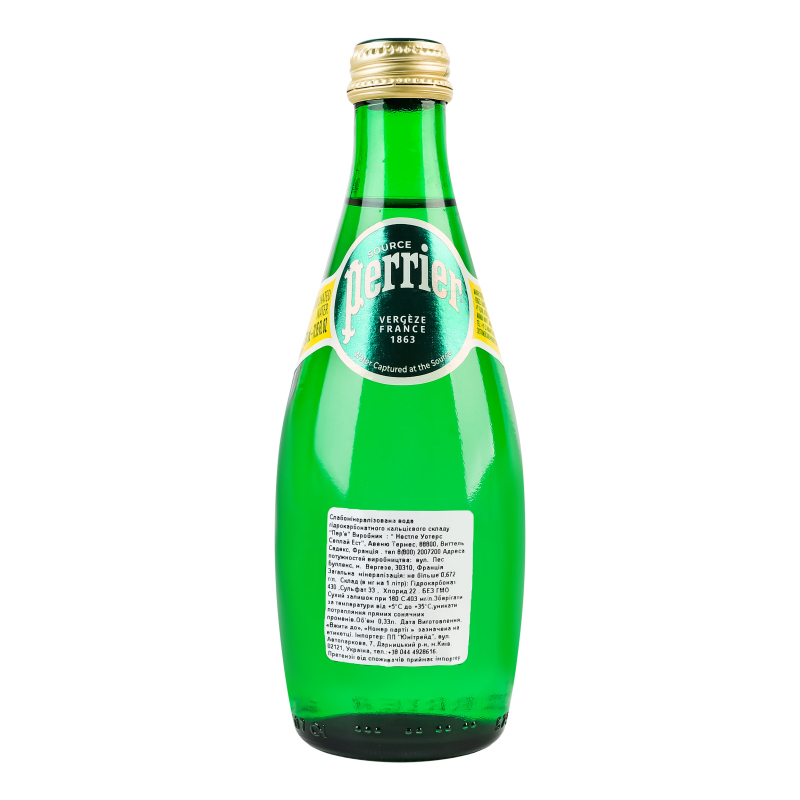Вода слабоминерализованная Perrier с/бут 0.33л Perrier(7613035477834 ...