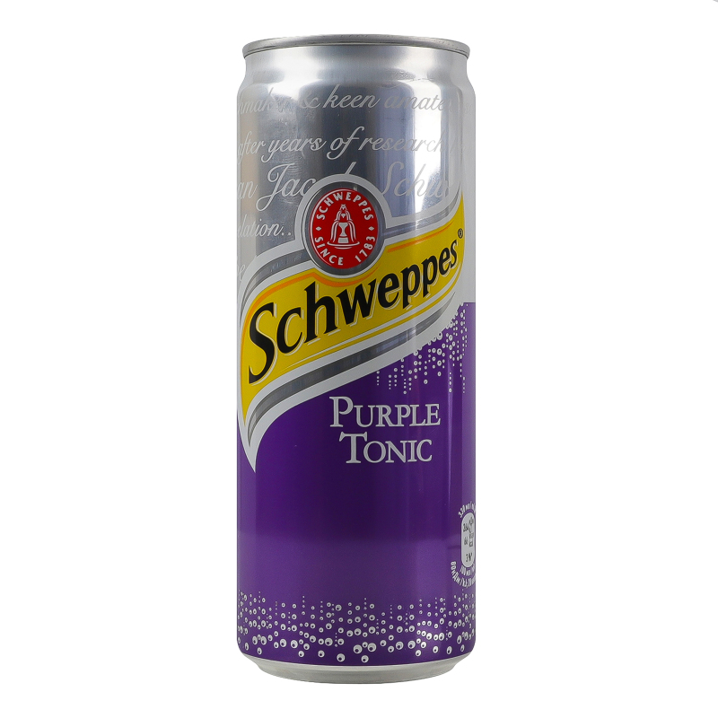 Напиток безалкогольный сильногазированный Purple Tonic Schweppes ж/б ...