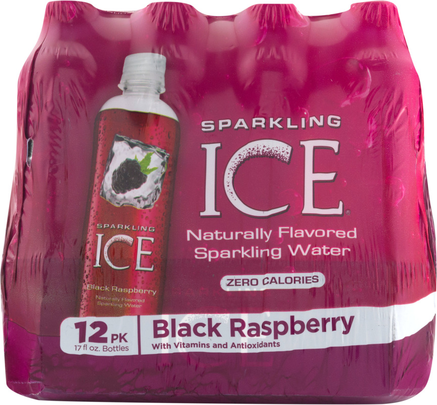 Sparkling Ice Naturally Flavored Sparkling Water Black Raspberry - 12 ...