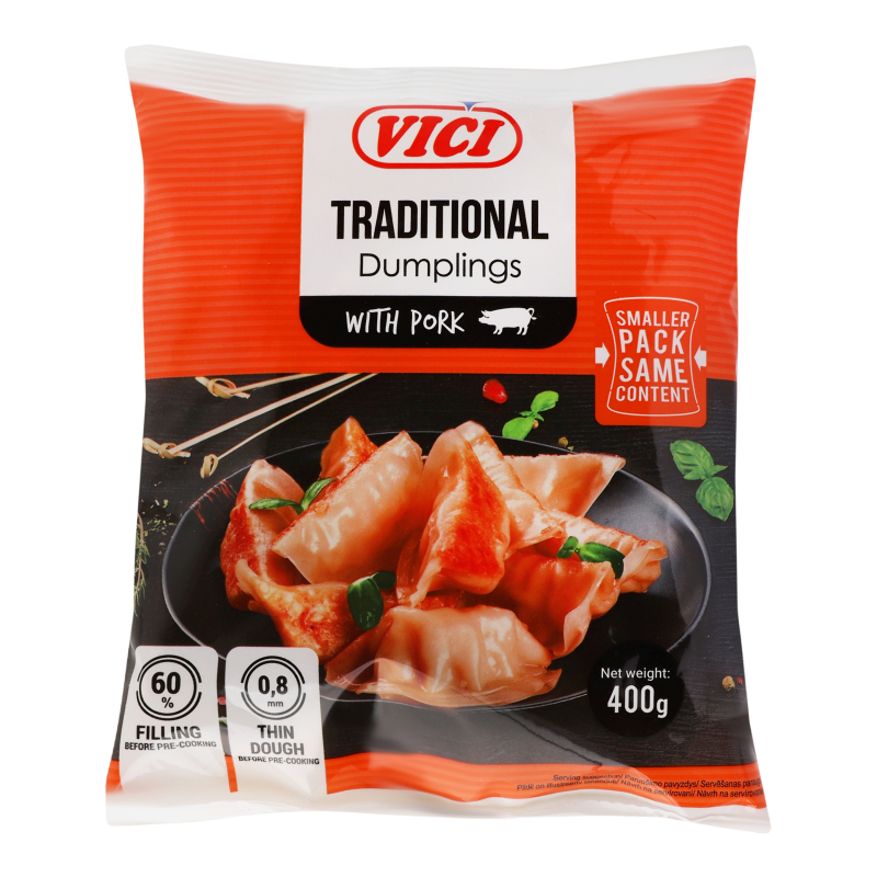 Пельмени со свининой Traditional Vici м/у 400г Vici(4770190077811): купить в интернет магазинах ...