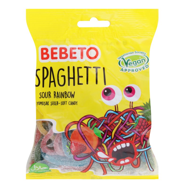 Мармелад жевательный Spagetti Sour Rainbow Bebeto м/у 80г Bebeto ...