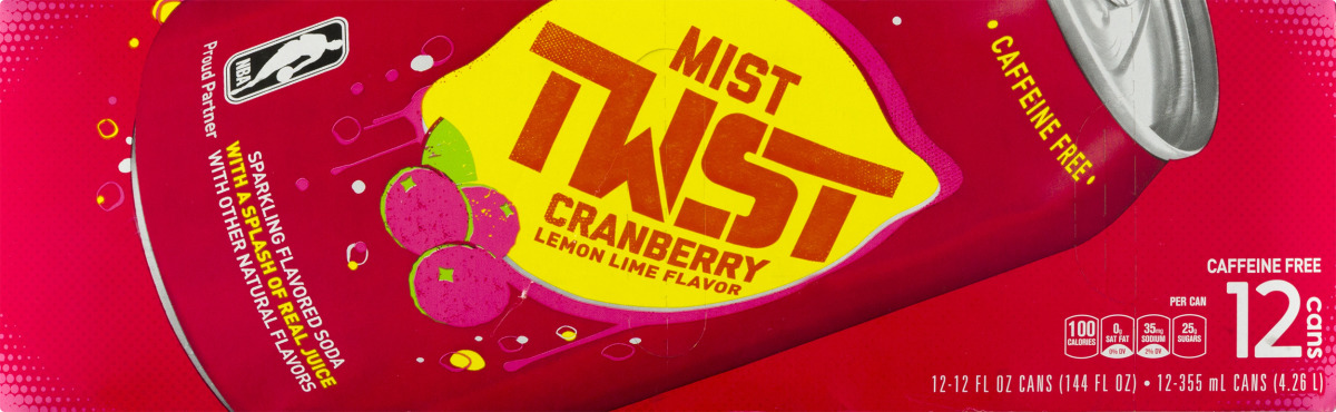 Mist Twst Cranberry Lemon Lime - 12 CT Mist Twst(12000150241 ...