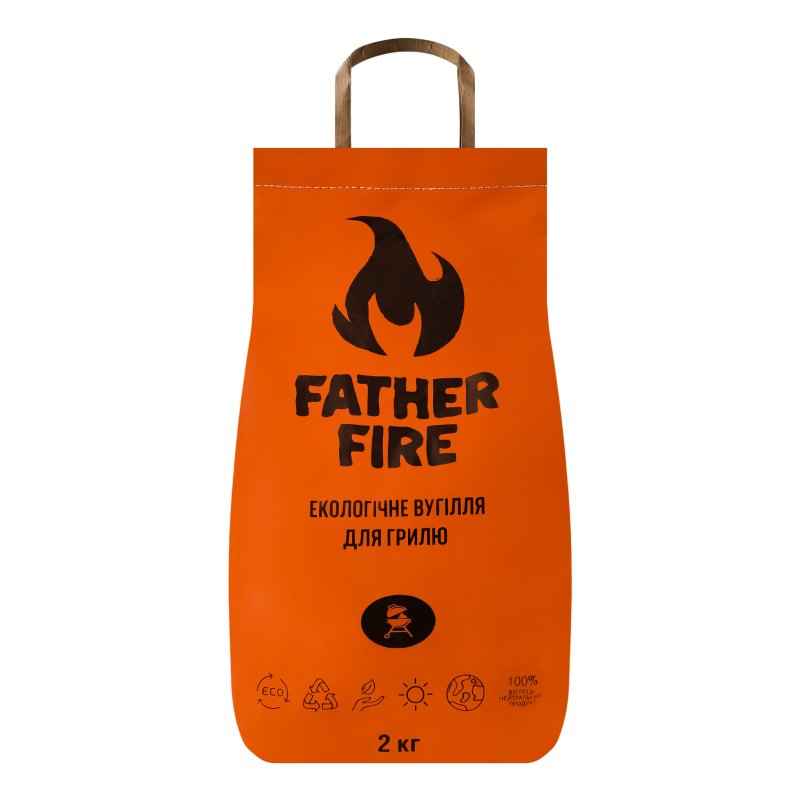 Вугілля деревне для грилю Father Fire 2кг Father Fire(4820260440042 ...