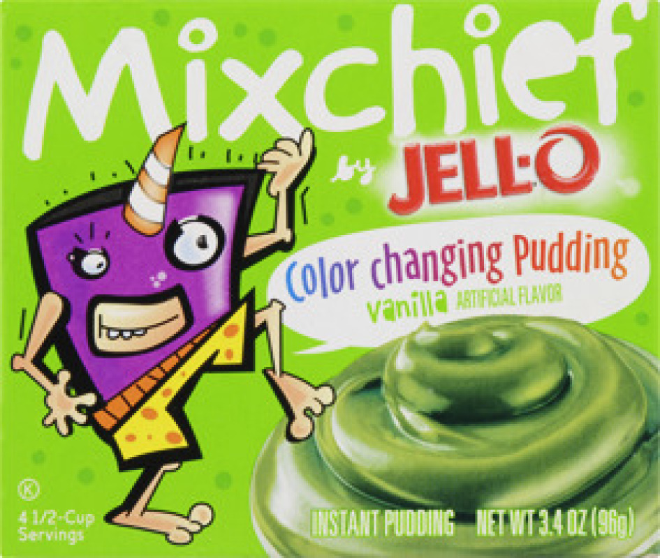 Jell-O Mixchief Color Changing Vanilla Instant Pudding JELL-O ...