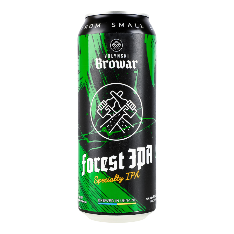Пиво 500мл 5.7% світле нефільтроване Forest IPA Specialty IPA Volynski ...
