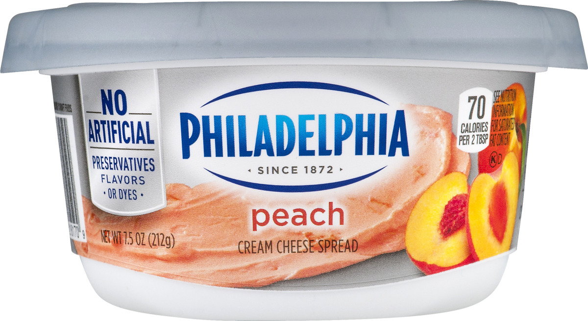 Philadelphia Cream Cheese Spread Peach Philadelphia(21000008179 ...