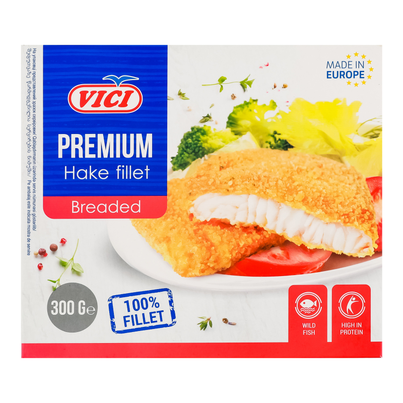 Філе хека в паніровці заморожені VICI 300г Vici 4770190060271: купить в ...