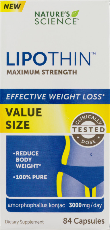 Nature's Science LipoThin Maximum Strength Capsules - 84 CT Nature's ...