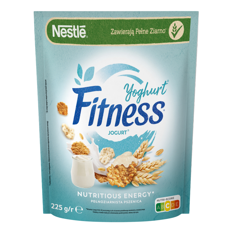 Хлопья из цельнозерновой пшеницы с глазированием Yoghurt Fitness д/п ...