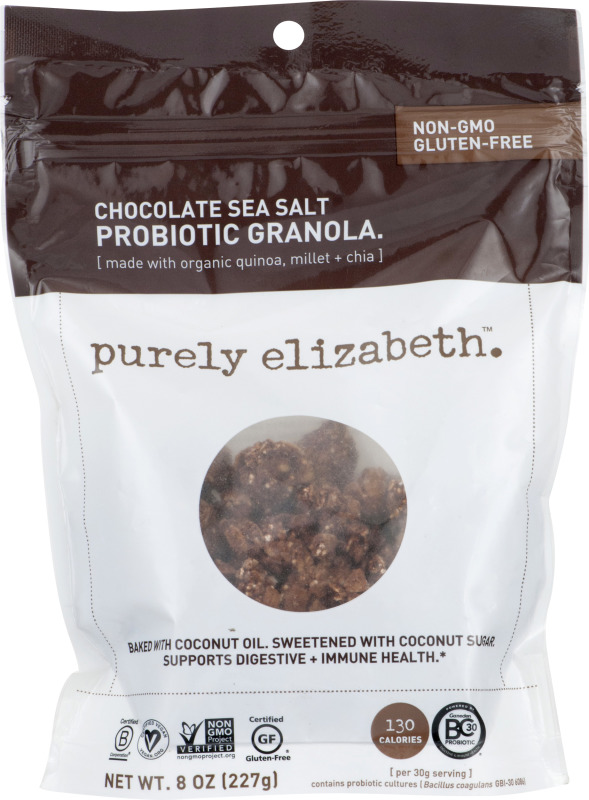 Purely Elizabeth Probiotic Granola Chocolate Salt Purely Elizabeth ...