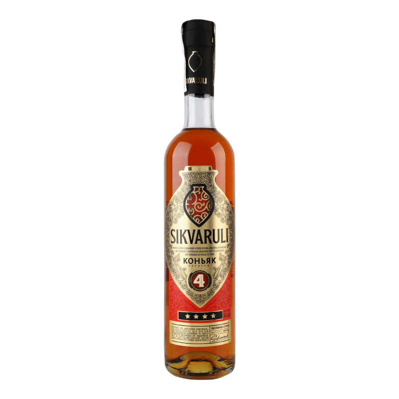 Коньяк 0.5л 40% 4 звезды Sikvaruli бут Sikvaruli(4820189293880): купить ...