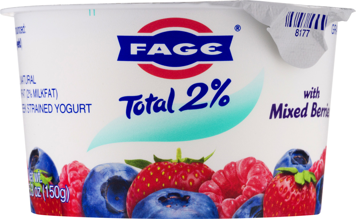 Fage Total 2% Lowfat Greek Strained Yogurt Mixed Berries Fage ...