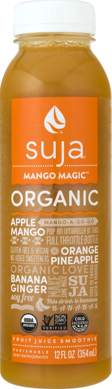 Suja Organic Fruit Juice Smoothie Mango Magic Suja(854208005028 ...
