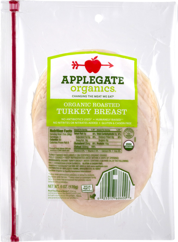 Applegate Organic Roasted Turkey Breast Applegate Organics(25317686006 ...