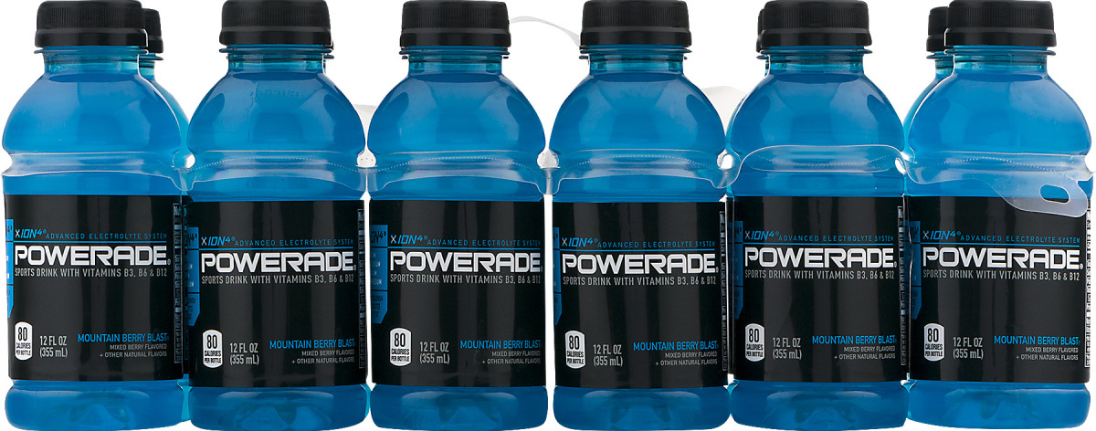 Powerade ION4 Sports Drink Mountain Berry Blast - 12 PK(49000069150 ...