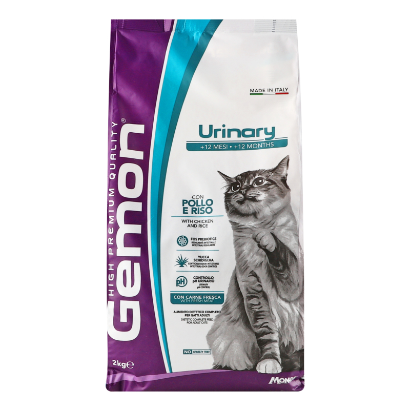 Корм сухой для котов с курицей и рисом Urinary Gemon м/у 2кг Gemon ...