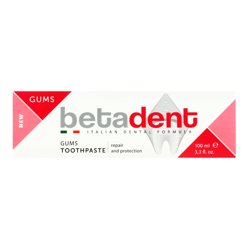 Паста зубная Gums Betadent 100мл Betadent(8030009300322): купить в ...