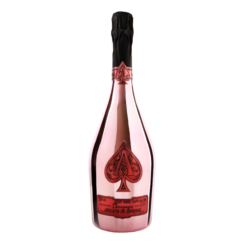 Шампанское 0.75л 12.5% розовое Brut Rose Armand de Brignac м/у Armand ...