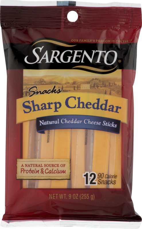 Sargento Sharp Cheddar Cheese Sticks Snacks Sargento(46100007129 ...