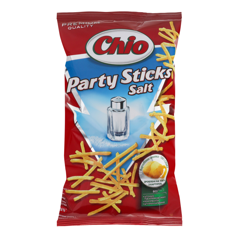 Соломка картопляна солона Party sticks Chio м/у 70г Chio(5900073004125 ...
