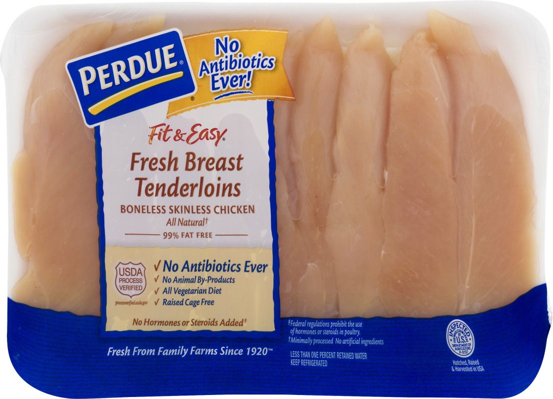 Perdue Fit & Easy Breast Tenderloins Boneless Skinless Chicken Perdue ...