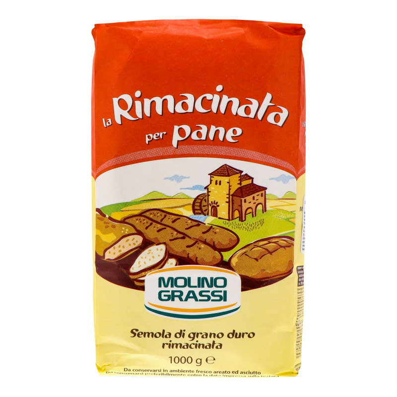 Мука из твердых сортов пшеницы Semola Rimacinata per Pane Molino Grassi ...