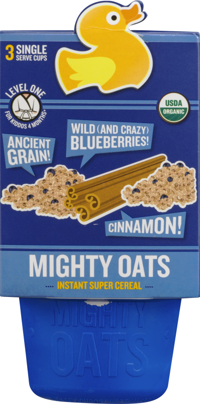Mighty Oats Instant Super Cereal Wild Blueberries & Cinnamon - 3 CT ...