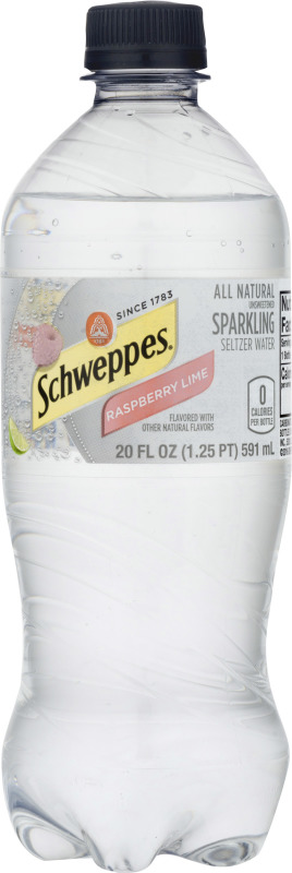 Schweppes Sparkling Seltzer Water Raspberry Lime Schweppes(78000022308 ...