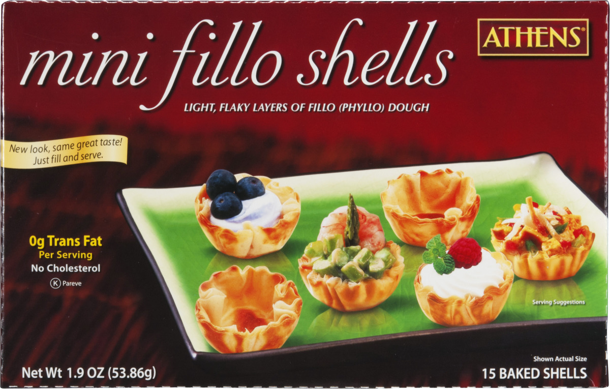 Athens Mini Fillo Shells - 15 CT Athens(72196072505): customers reviews ...