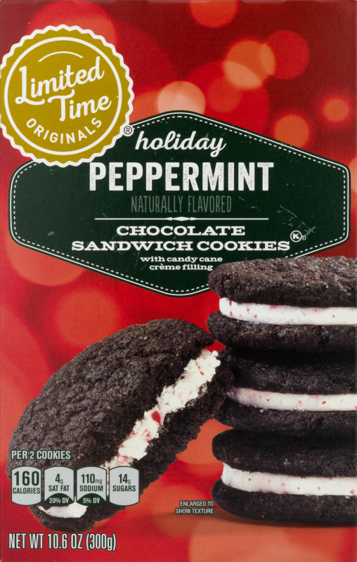 Ahold Holiday Chocolate Sandwich Cookies Peppermint Ahold(688267195761 ...