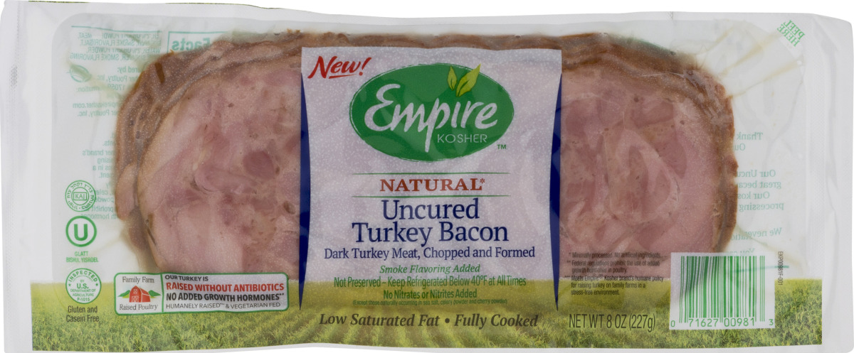 Empire Kosher Natural Uncured Turkey Bacon Empire Kosher(71627009813 ...
