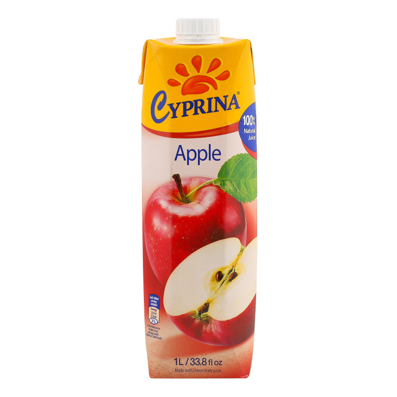 Сік яблучний Cyprina т/п 1л Cyprina(15290074002297): придбати в ...