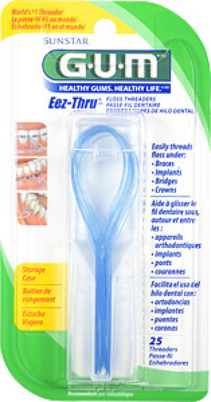 GUM Eez-Thru Floss Threaders - 25 CT GUM(70942098403): customers ...